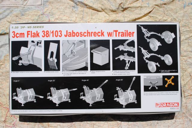 Dragon DML6353 3cm Flak 38/103 Jaboschreck with Trailer Miniatuur figuren
