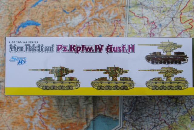 Dragon DML6829 8.8cm Flak 36 auf Pz.Kpfw.IV Ausf.H Modelbouw legervoertuig