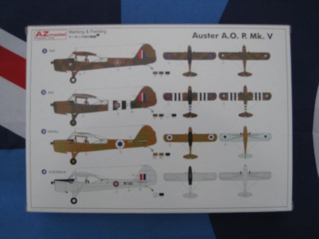 AZ model AZCZ7293 Auster A.O. P.Mk.V British observation aircraft Model ...
