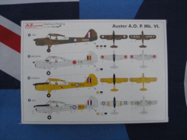 AZ model AZCZ7294 Auster A.O. P.Mk.VI British observation aircraft ...