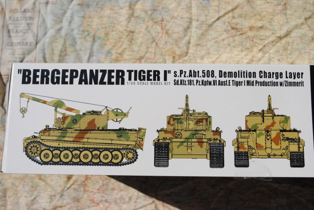 Dragon 6850 BERGEPANZER Sd.Kfz.181 TIGER I "s.Pz.Abt.508" - grootste ...