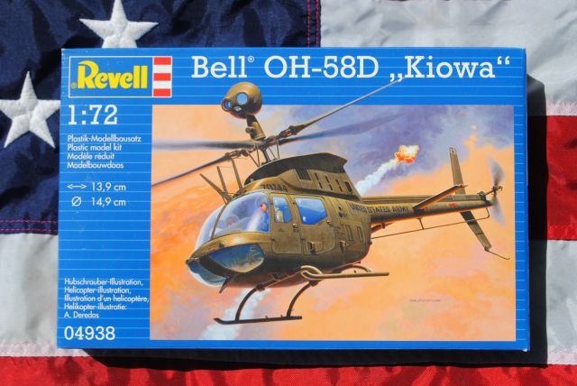 Revell REV04938 Bell OH-58D "Kiowa" Combat Scout Model helicopter