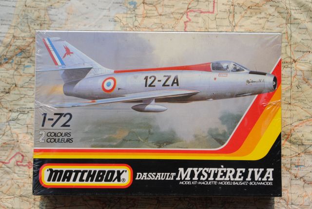 Matchbox PK.40047 Dassault MYSTÉRE IV.A Modelbouw vliegtuig
