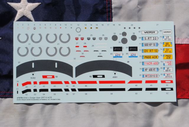 Revell REV07079 Dodge Viper SRT10 ACR Model car