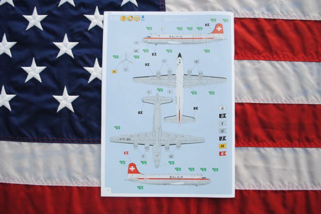 Revell REV04947 Douglas DC-4 BALAIR / ICELAND AIRWAYS Model airplane