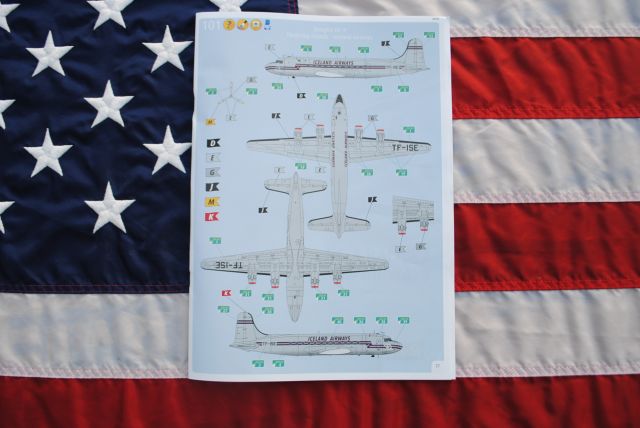 Revell REV04947 Douglas DC-4 BALAIR / ICELAND AIRWAYS Model airplane