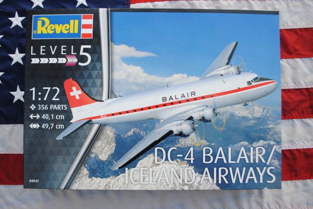 Revell REV04947 Douglas DC-4 BALAIR / ICELAND AIRWAYS Model airplane