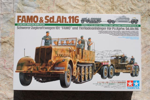 Tamiya TAM35246 FAMO & Sd.Ah.116 Modelbouw legervoertuig