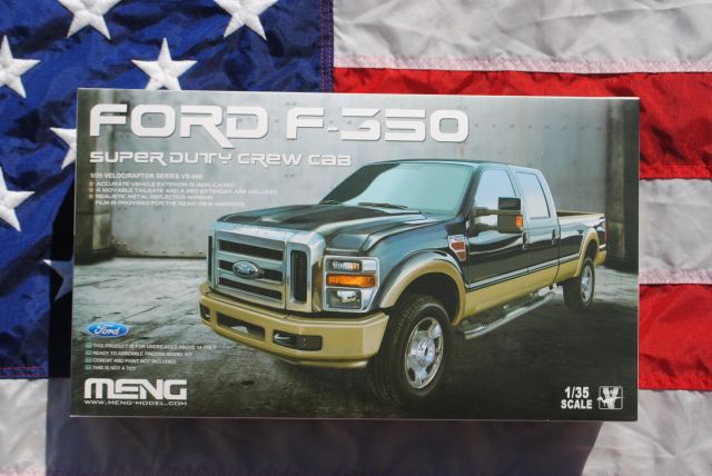 MENG MEVS-006 FORD F-350 Super Duty Crew Cab Model car