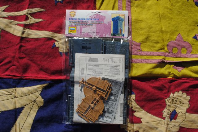 Zvezda ZVE8509 Fortress Additional Parts STONE TOWER with GATE Diorama