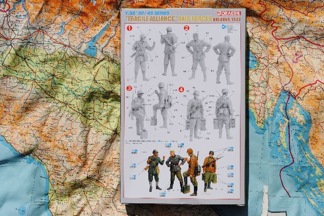Dragon DML6563 "FRAGILE ALLIANCE" AXIS FORCES "Balkans 1943". Miniatuur ...