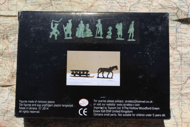 Strelets*R STR133 French Army Sledge Train 1 Miniatuur figuren