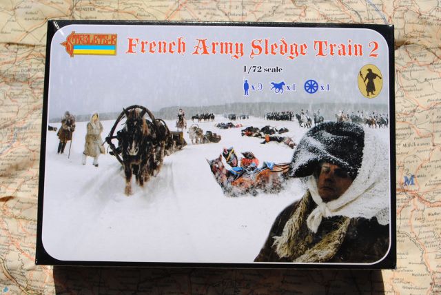 Strelets*R STR134 French Army Sledge Train 2 Miniatuur figuren