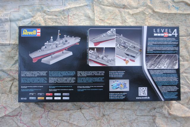 Revell 05143 GERMAN FRIGATE CLASS F122 1:300 - grootste modelbouwwinkel ...