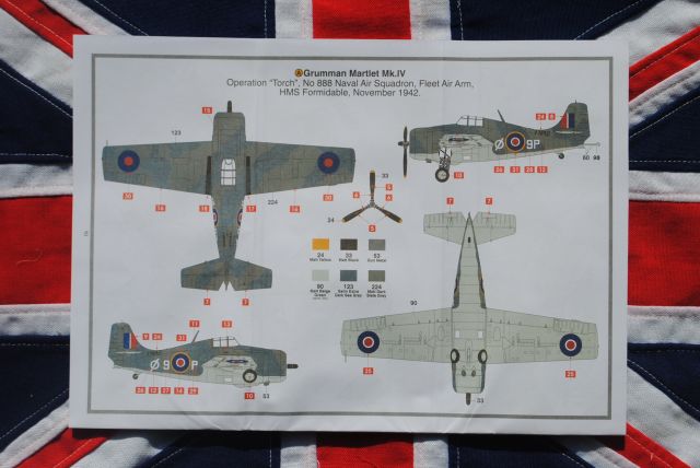 Airfix A02074 GRUMMAN MARTLET Mk.IV Model airplane