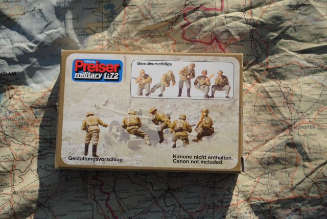 Preiser military PR72518 GUNNERS Wehrmacht / Waffen SS Gun Crew "The ...