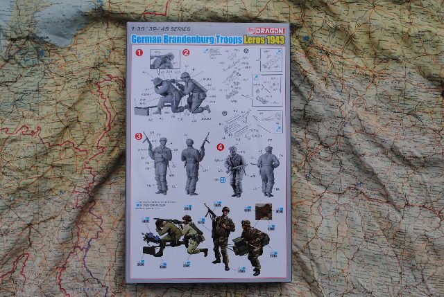 Dragon DML6743 German Brandenburg Troops Leros 1943 Miniatuur figuren