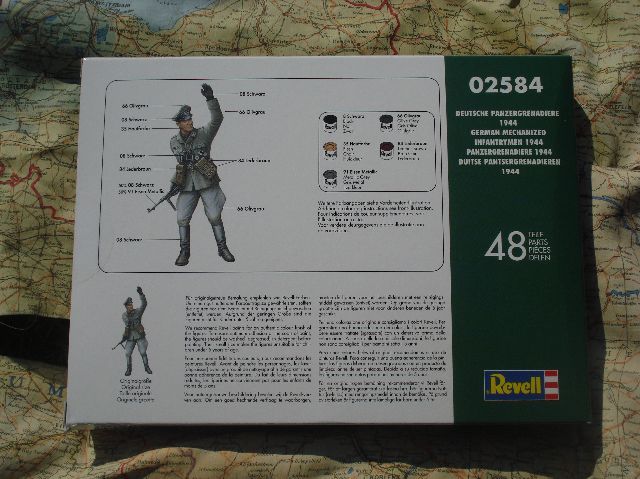 Revell REV02584 GERMAN PANZERGRENADIERS 1944 Miniatuur figuren
