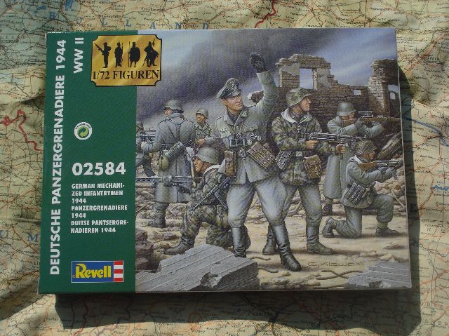Revell REV02584 GERMAN PANZERGRENADIERS 1944 Miniatuur figuren