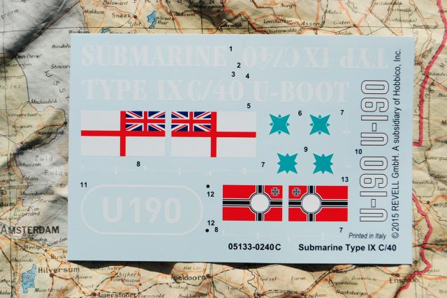Revell 05133 German U-BOAT TYPE IX C/40 "U 190" - grootste ...
