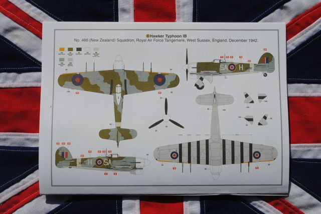Airfix A19003 HAWKER TYPHOON Mk.IB "CAR DOOR" Model airplane