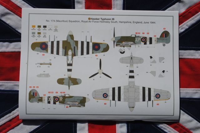 Airfix A19003 HAWKER TYPHOON Mk.IB "CAR DOOR" Model airplane