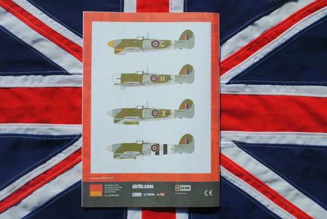 Airfix A19003 HAWKER TYPHOON Mk.IB "CAR DOOR" Model airplane