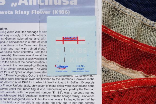 Mirage 350801 HMS ANCHUSA K186 Flower-Class Corvette... - grootste ...