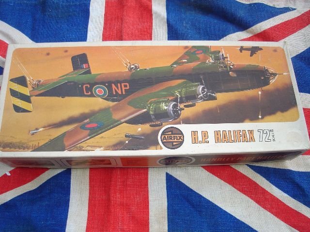 Airfix 00584 Handley Page Halifax modelbouw Vliegtuigen