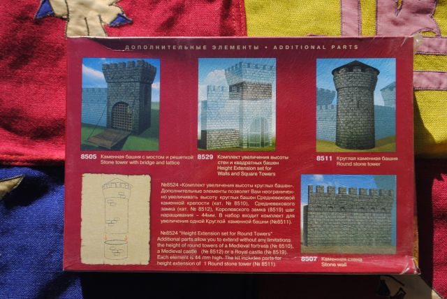 Zvezda ZVE8524 Height Extension Set for ROUND TOWERS Diorama