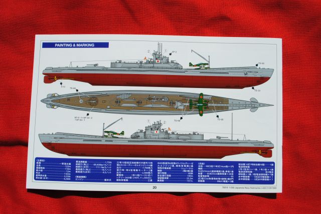 Tamiya 78019 Japanese Navy Submarine I-400 - grootste modelbouwwinkel ...