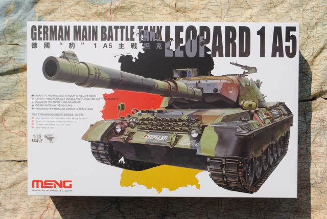 MENG METS-015 LEOPARD 1 A5 German Main Battle Tank Model Army Vehicle