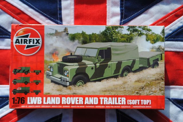 Airfix A02322A LWB LAND ROVER and TRAILER "Soft Top" Modelbouw vliegtuig