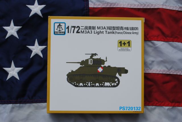 S-Model PS720132 M3A3 Stuart Light Tank Model airplane