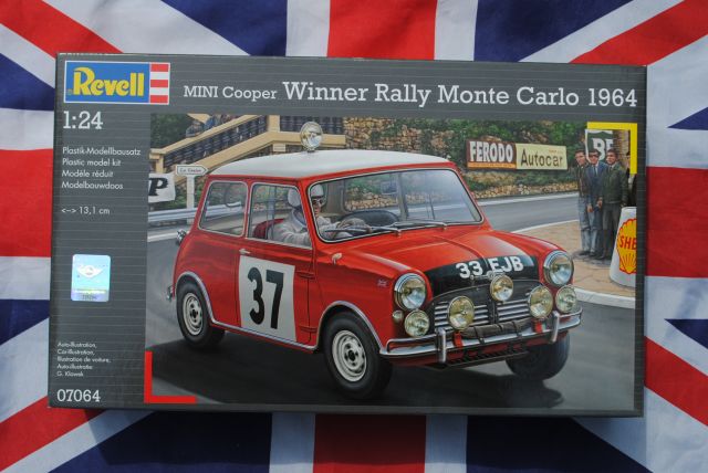 Revell REV07064 MINI COOPER Winner Rally Monte Carlo 1964 Model car