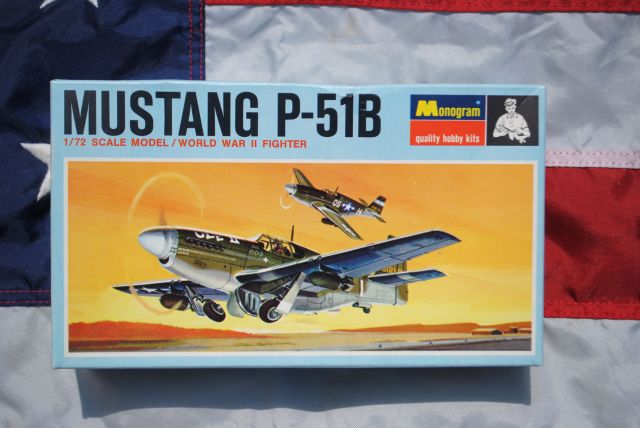 Monogram MUSTANG P-51B Vliegtuigen