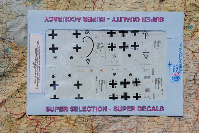 MSD72-711 Messerschmitt Bf109 "Luftwaffe AXES" WWII... - grootste ...