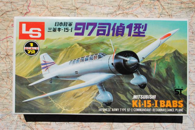 LS LS0001 Mitsubishi Ki-15-I BABS modelbouw Vliegtuigen