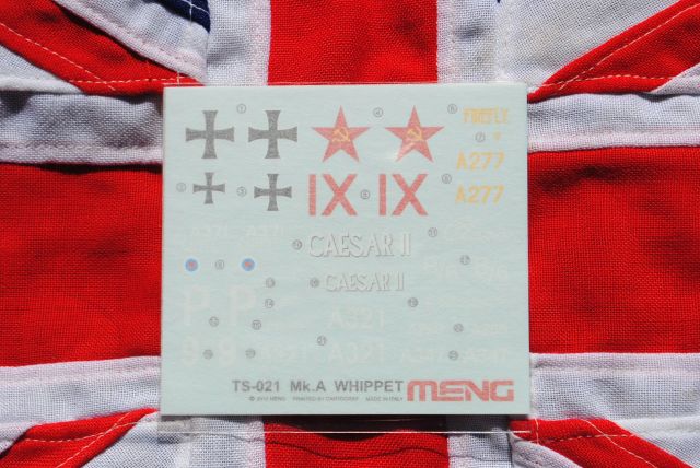 MENG METS-021 Mk.A WHIPPET British Medium Tank Model Army Vehicle