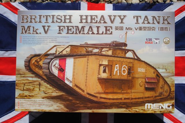 MENG METS-029 Mk.V FEMALE British Heavy Tank Model Army Vehicle