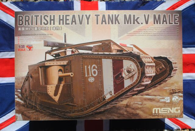 MENG METS-020 Mk.V MALE British Heavy Tank Model Army Vehicle