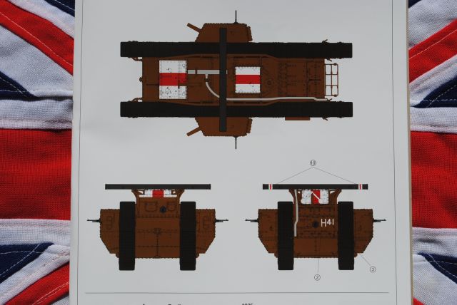 MENG METS-020 Mk.V MALE British Heavy Tank Model Army Vehicle