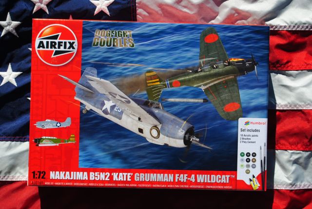 Airfix A50169 NAKAJIMA B5N2 "KATE" - GRUMMAN F4F-4 WILDCAT Model airplane