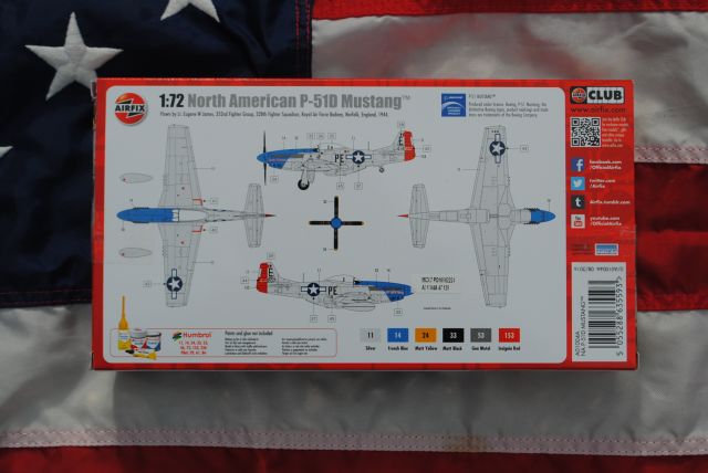 Airfix A01004A NORTH AMERICAN P-51D MUSTANG - grootste