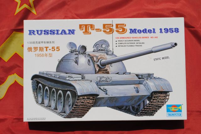 Trumpeter 00342 RUSSIAN T-55 Model 1958 - grootste modelbouwwinkel van ...