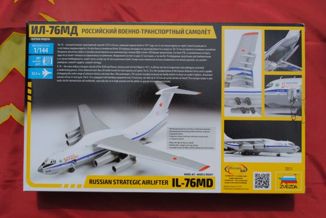 Zvezda 7011 Russian Strategic Airlifter IL-76MD - grootste