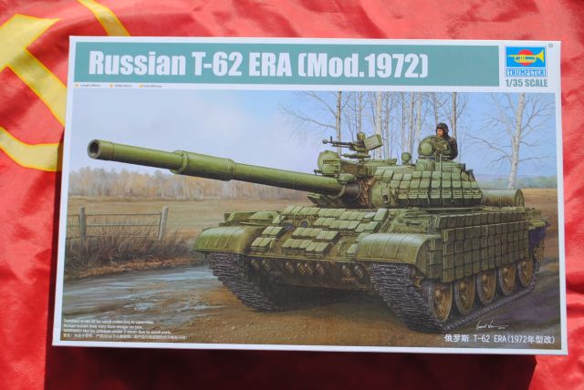 Trumpeter TR01556 Russian T-62 ERA "Model 1972" Model Army Vehicle