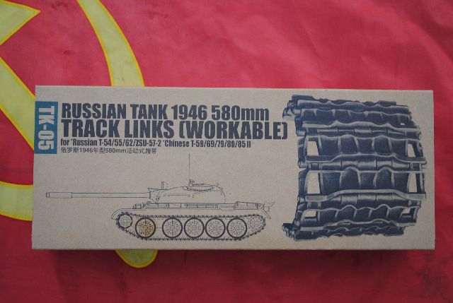 Trumpeter TR02035 Russian Tank 1946 "580mm" TRACKS Modelbouw legervoertuig