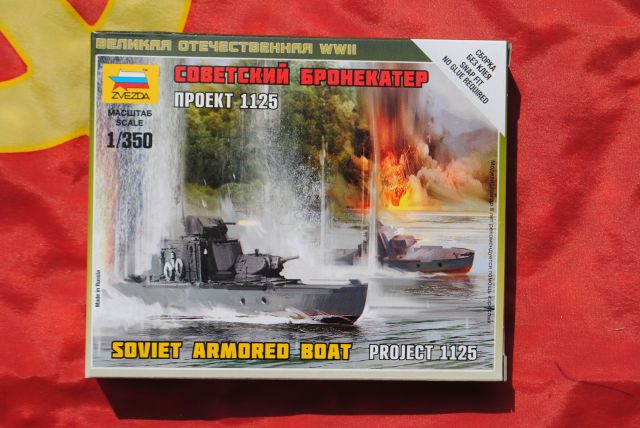 Zvezda 6164 SOVIET ARMORED BOAT "Project 1125"... - grootste ...