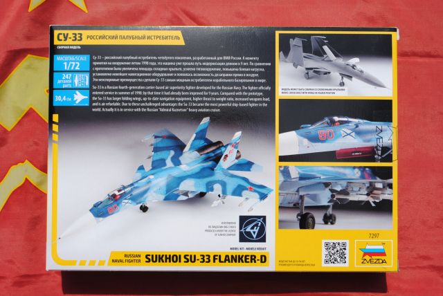 Zvezda 7297 SUKHOI SU-33 FLANKER D - grootste modelbouwwinkel van